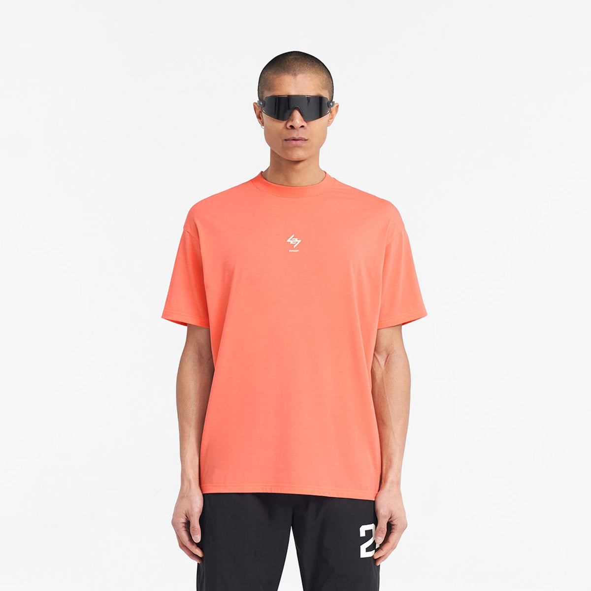 Coral Oversized Gym Top | 247 | REPRESENT