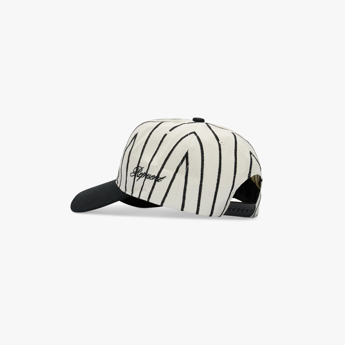 Antique White Initial Stripe Cap | Accessories | REPRESENT