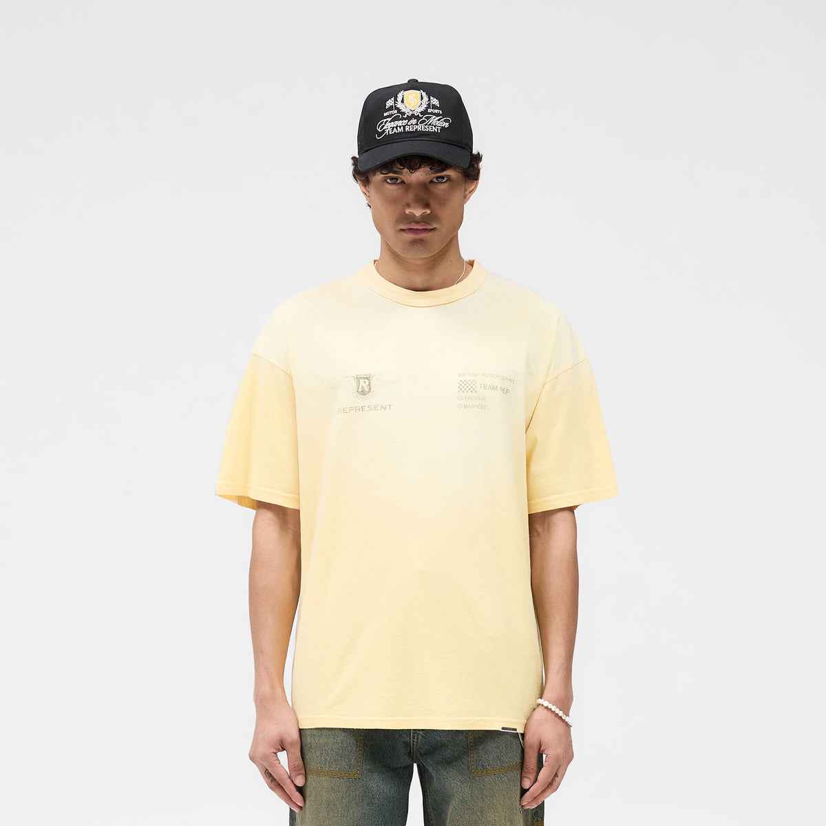 Team Rep T-Shirt - Light Yellow | REPRESENT