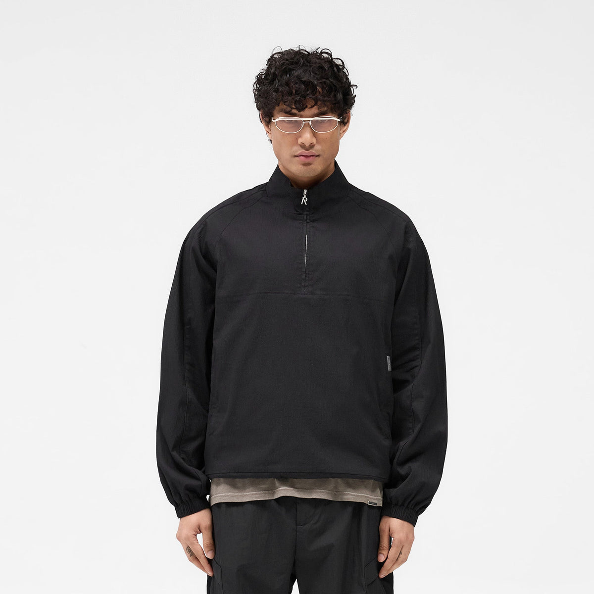 Black Quarter Zip Jacket | Jackets & Outwear | REPRESENT