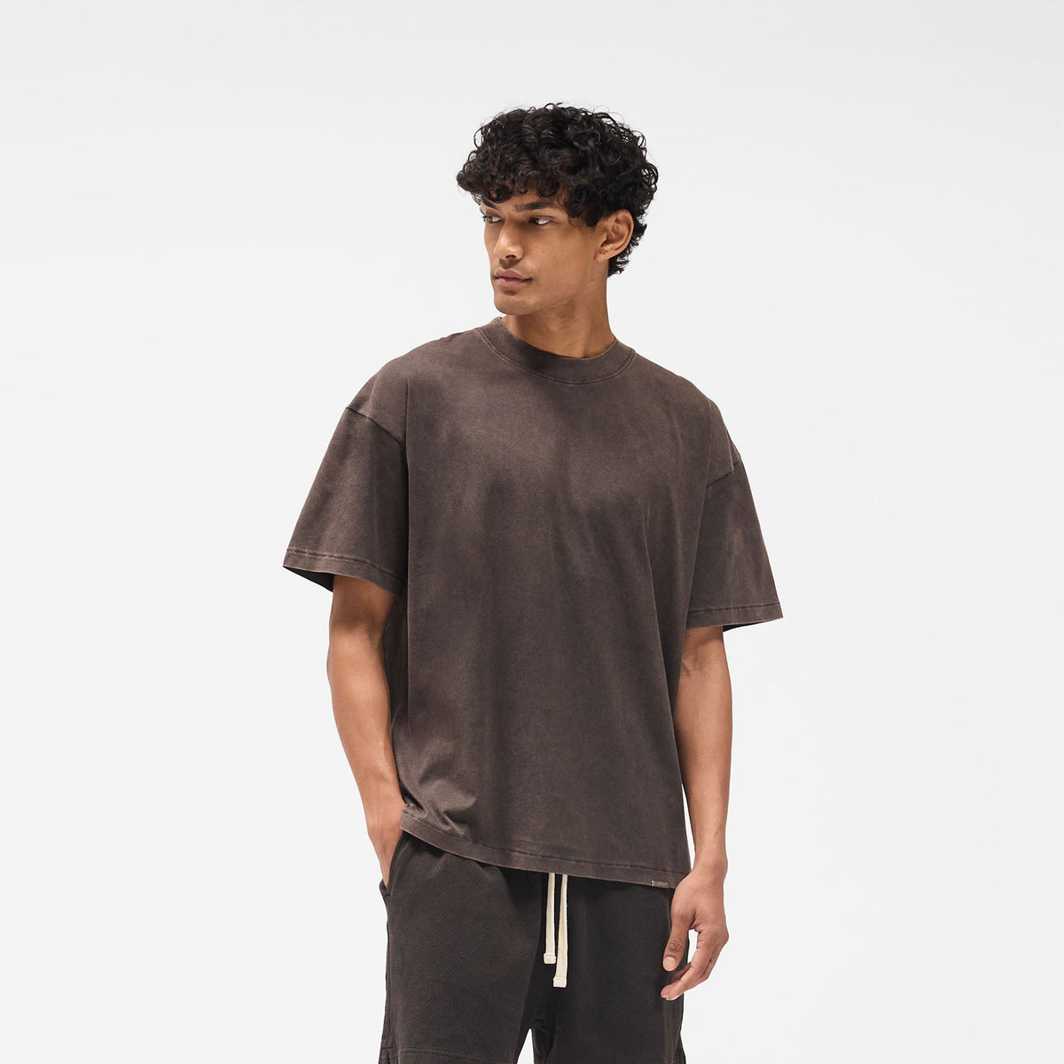 Initial Oversized t-shirt | Coffee | REPRESENT