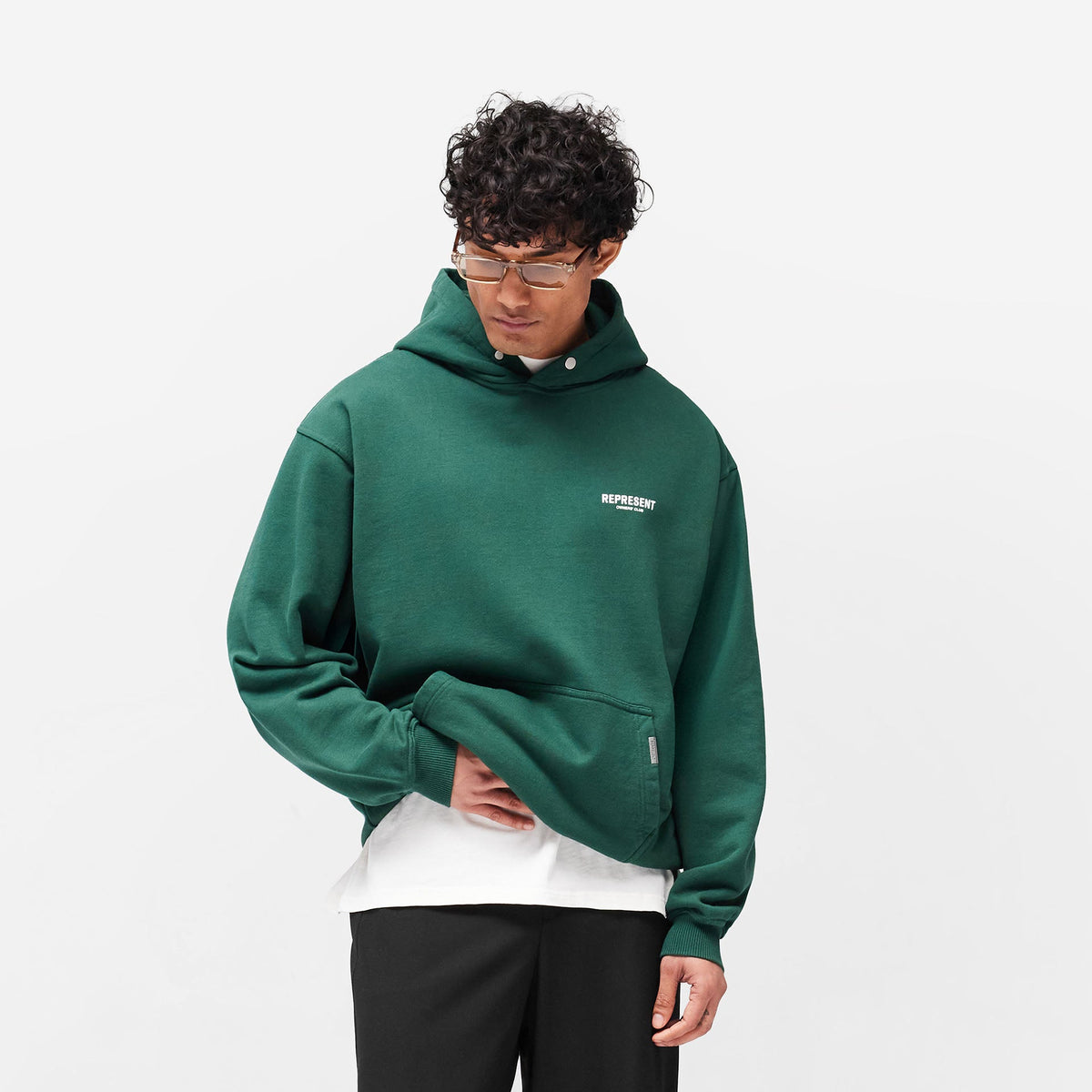 Represent Owners Club Hoodie - Racing Green | REPRESENT