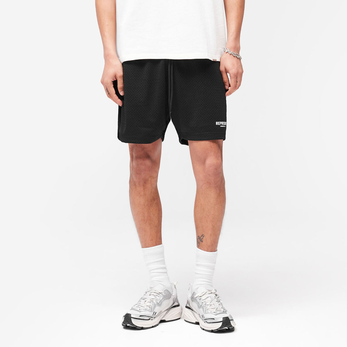 Represent Owners Club Mesh Shorts | Black Shorts | Represent | REPRESENT