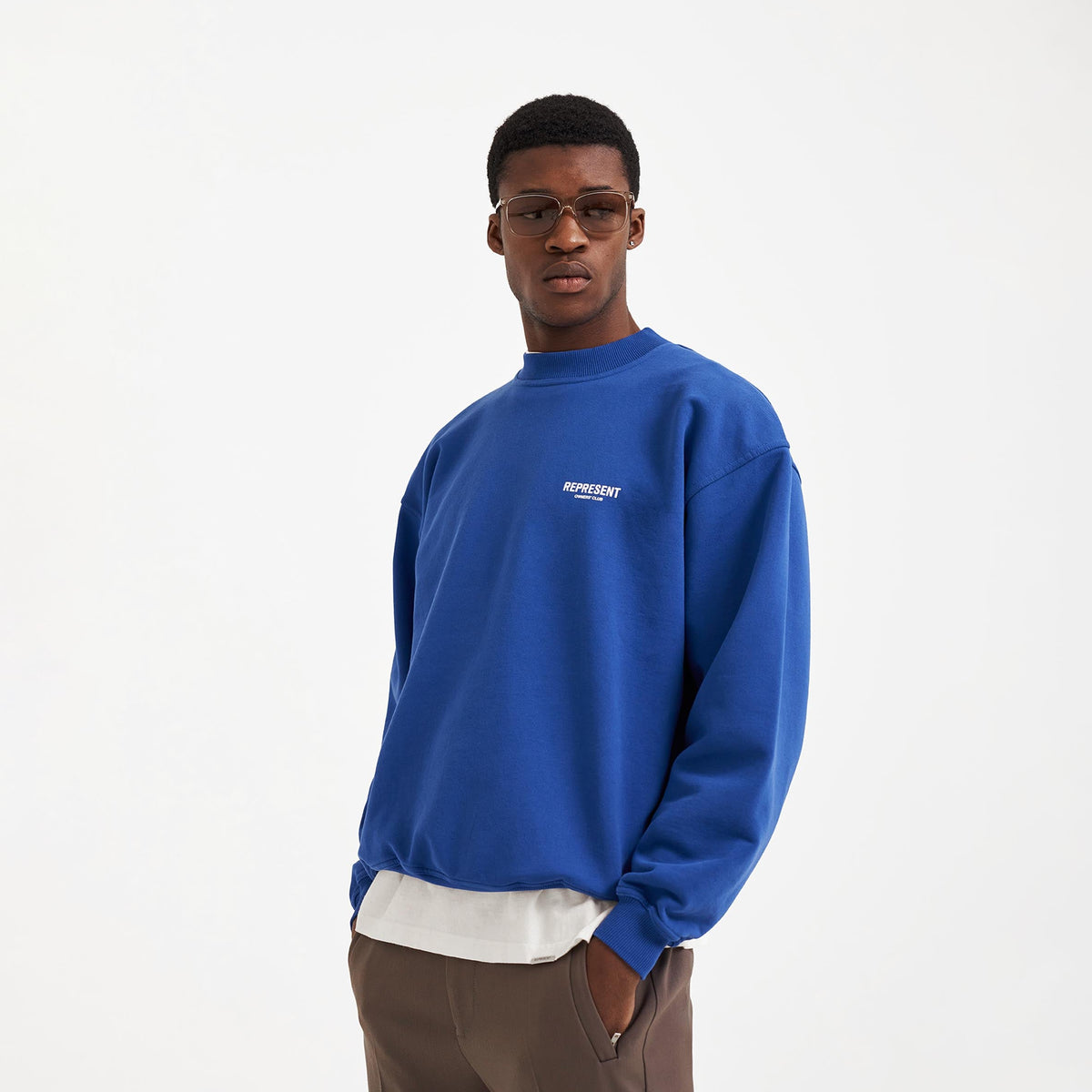 Represent Owners Club Sweater | Cobalt Sweaters | Represent | REPRESENT