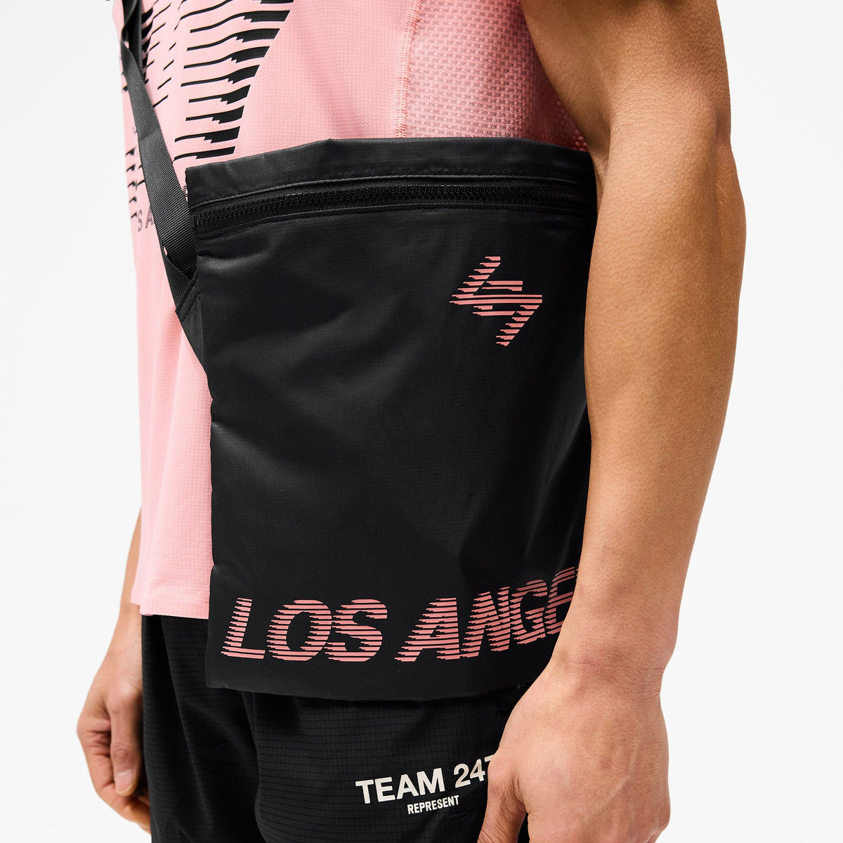 Black 247 Los Angeles Bag | Running Shoulder Bag | REPRESENT