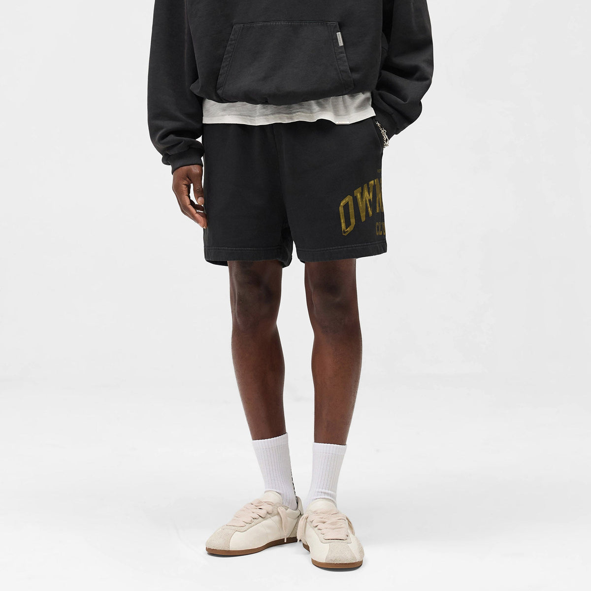 Faded Black Shorts | Represent Owners Club | REPRESENT