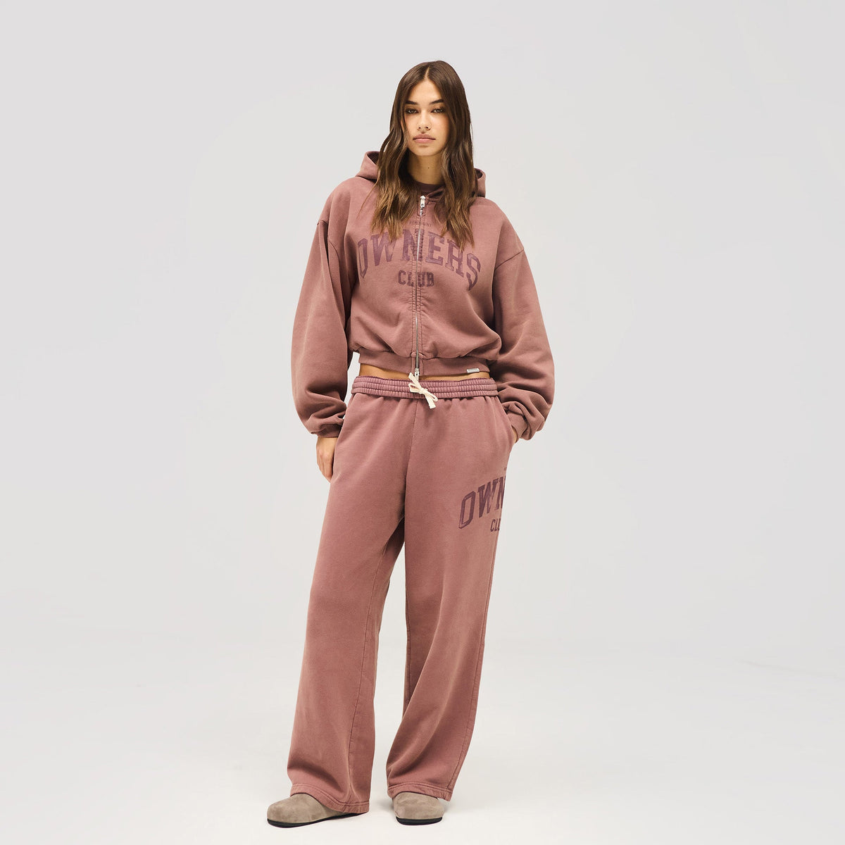 Smoked Rose Zip Hoodie | Represent Owners Club | REPRESENT